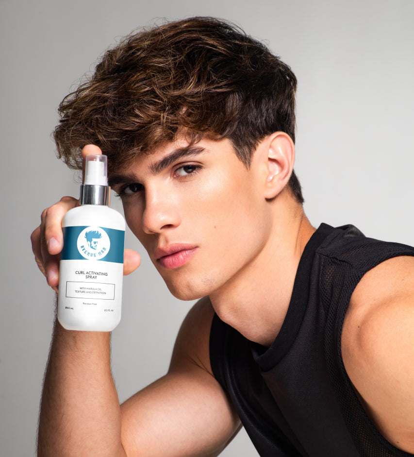 Unlock Perfect Curls – Avenue Man Curl Activating Spray – Avenue Man ...