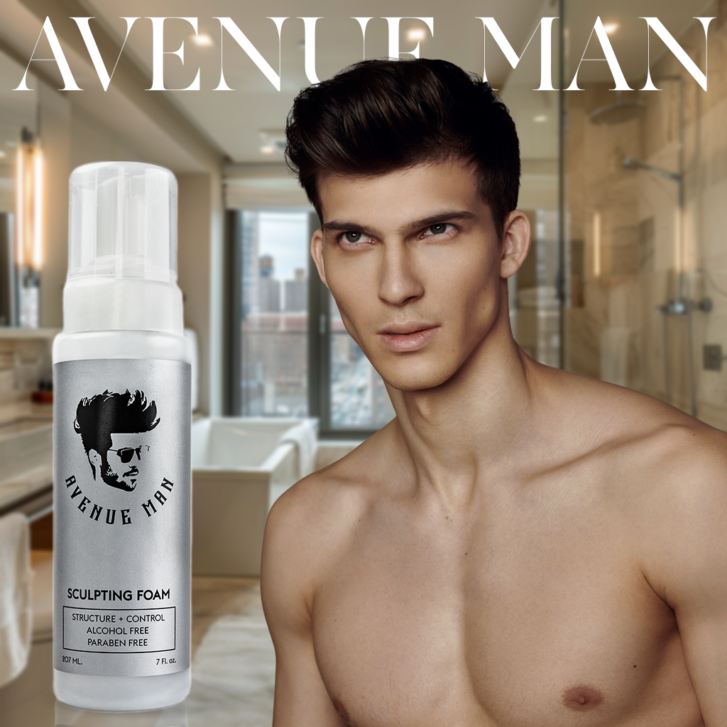 Avenue Man Sculpting Foam – Best Men's Hair Mousse – Avenue Man Hair ...
